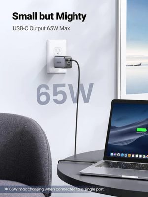 Củ sạc nhanh 65W GaN 3 cổng 2xUSB-C, 1xUSB-A Ugreen 10334